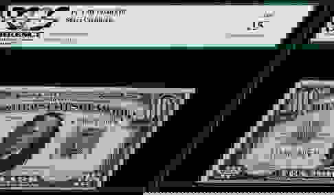 1934b $10 Silver Certificate Note Fr.1703 Pcgs Fine 15 Ricky Collection ...