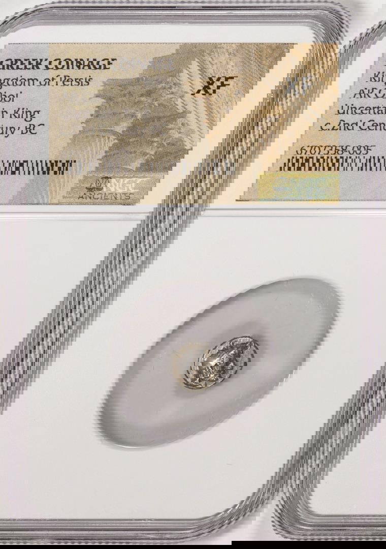 C.2nd Century Bc Greek Coinage Kingdom Of Persis Ar Obol Ancient Coin ...