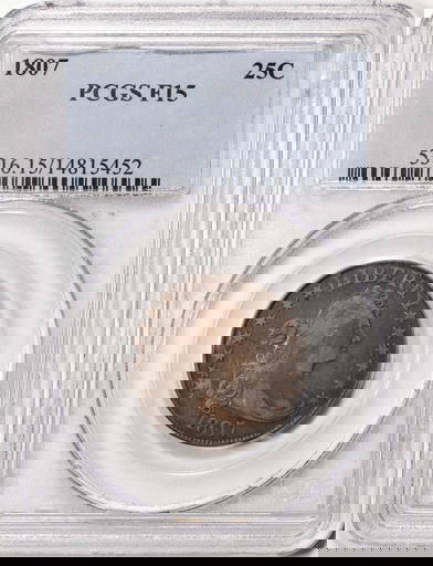 1807 Draped Bust Quarter Coin Pcgs F15