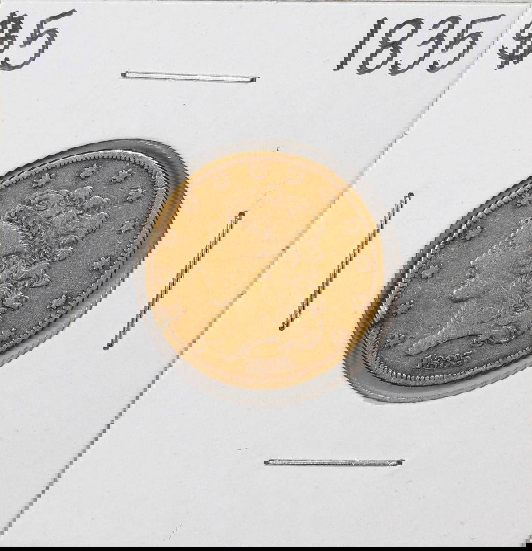 1835 $5 Classic Head Half Eagle Gold Coin Auction