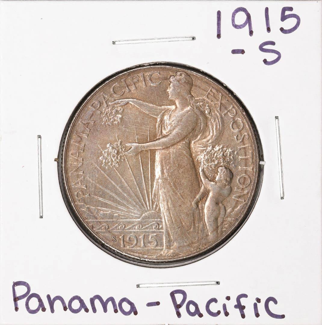 1915-s Panama Pacific Exposition Commemorative Half Dollar Coin Auction