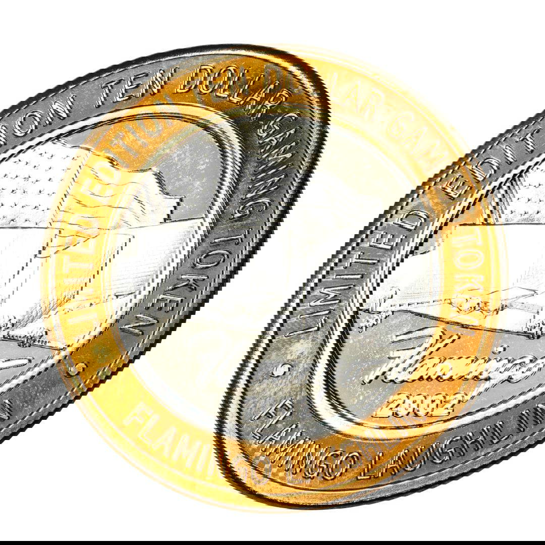 .999 Silver Flamingo Laughlin, Nevada $10 Casino Limited Edition Gaming ...