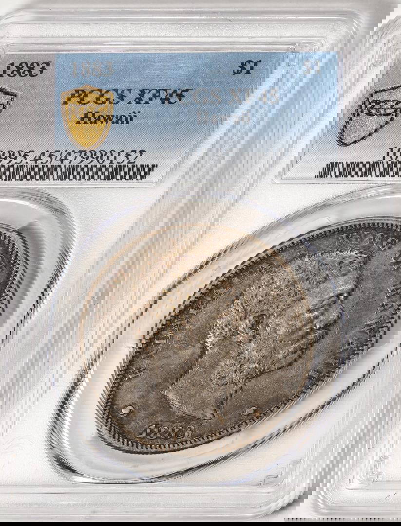 1883 $1 Kingdom Of Hawaii Dollar Coin Pcgs Xf45 Auction