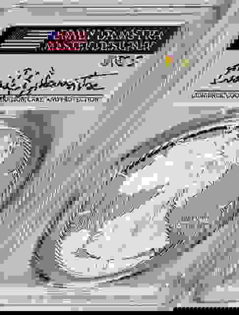 2021-s Type 2 $1 American Silver Eagle Coin Pcgs Pr70dcam Emily Damstra ...