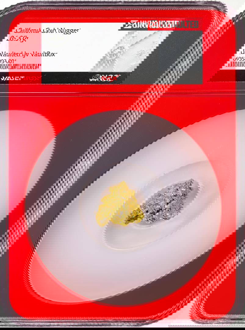 26.37 Gram California Gold Nugget Ngc Vaultbox Unvaulted Red Core Auction