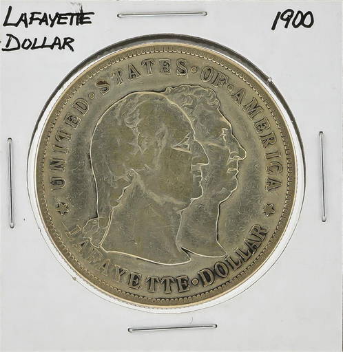 1900 $1 Lafayette Silver Commemorative Dollar Coin
