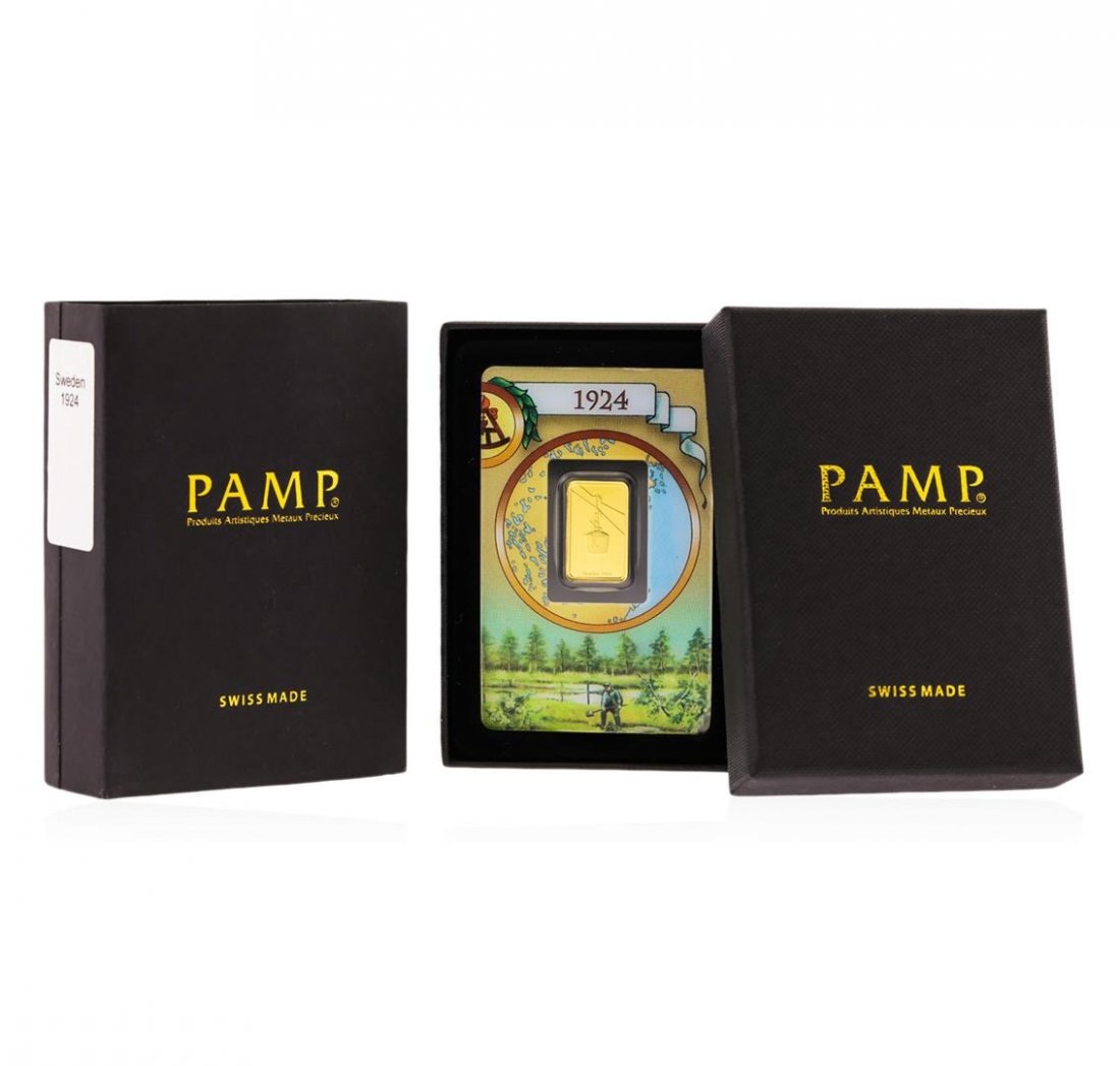 Suisse 5g Fine Gold Swiss Pamp Gold Bar