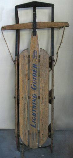 Lightning Guider Sled. Wood And Metal Sled. Mark