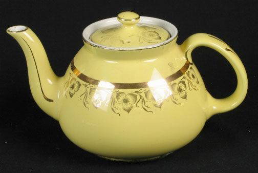 Yellow Hall Teapot. Large Yellow Teapot, With Wid