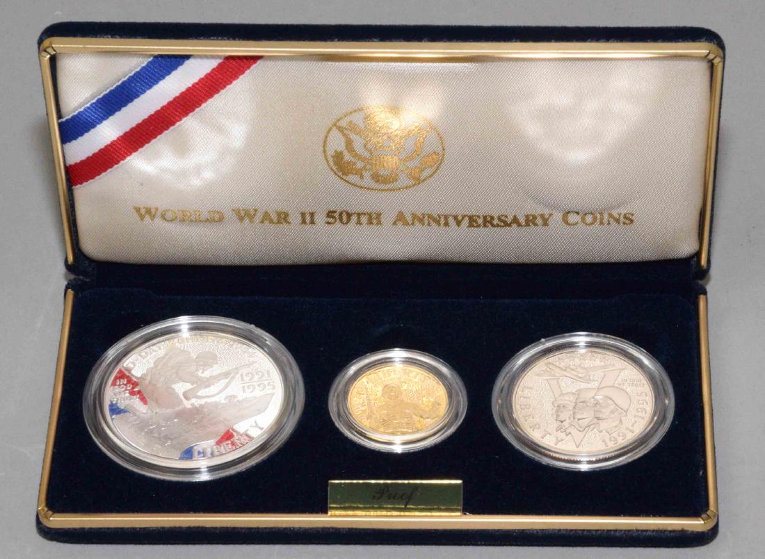 1991 1995 World War Ii, 50th Anniversary Proof Set. Set