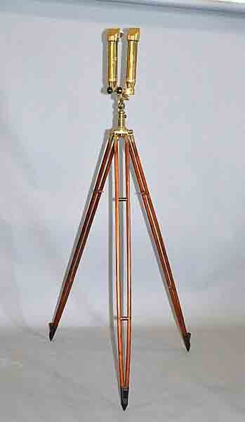 BRASS CARL ZEISS STEREO TELESCOPE WITH MATCHING BRASS