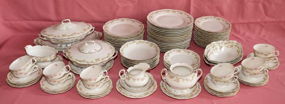 (95) PC. SET MZ AUSTRIA HABSBURG CHINA DINNERWARE in