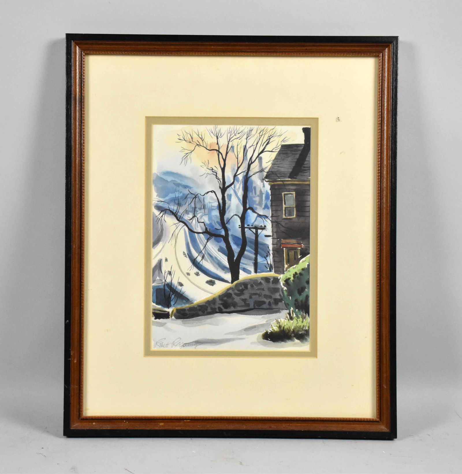 ROBERT R. YOUNG WATERCOLOR OF A SNOWY LANDSCAPE. Estate - Oct 19, 2019 ...