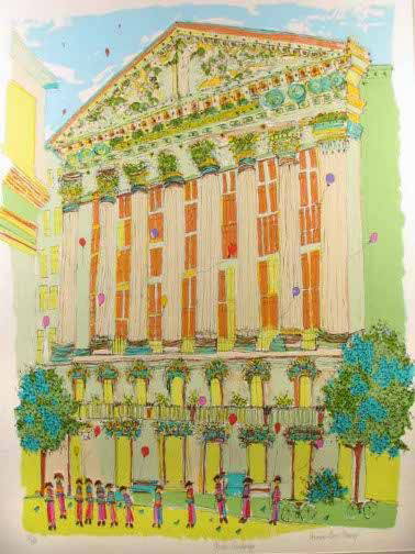 Susan Meisel Colored Litho.