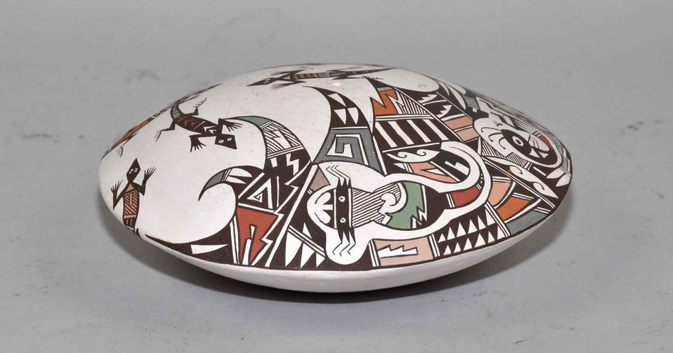 Vintage Pottery Seed Pot, Signed C. Concho N.m. Acoma