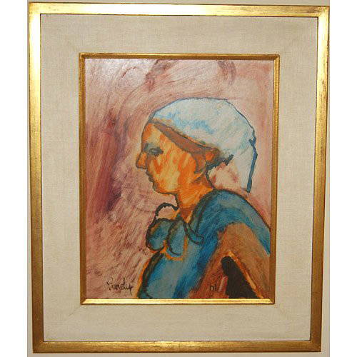 Purdy: Peasant Woman. O/b. N/r. Purdy,