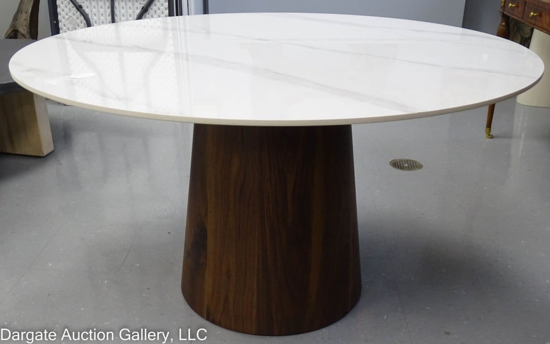 Round Mcm Pedestal Dining Table
