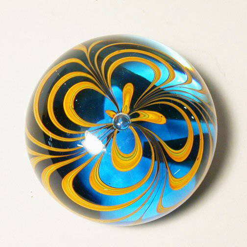 Labino Floral Design Paperweight.