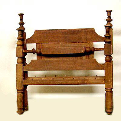 Early Tulip Rope Bed. Circa 1820, Full Size With