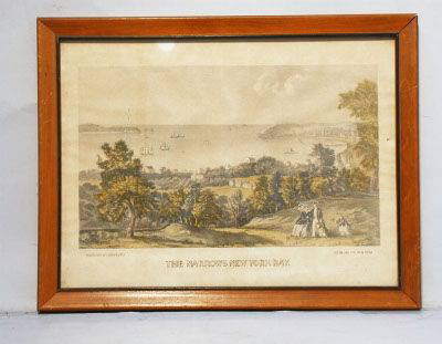 Currier & Ives Narrows Ny Bay.