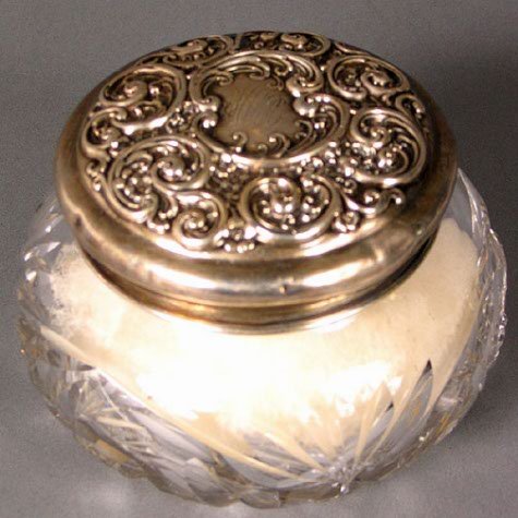1227: TIFFANY POWDER PUFF & JAR. Tiffany sterling powde - May 16, 2004 ...