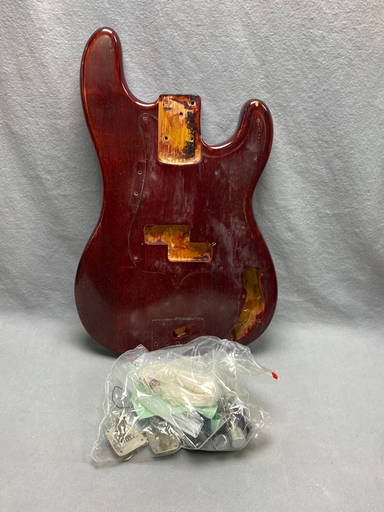 Vintage Fender P Bass Body And Parts