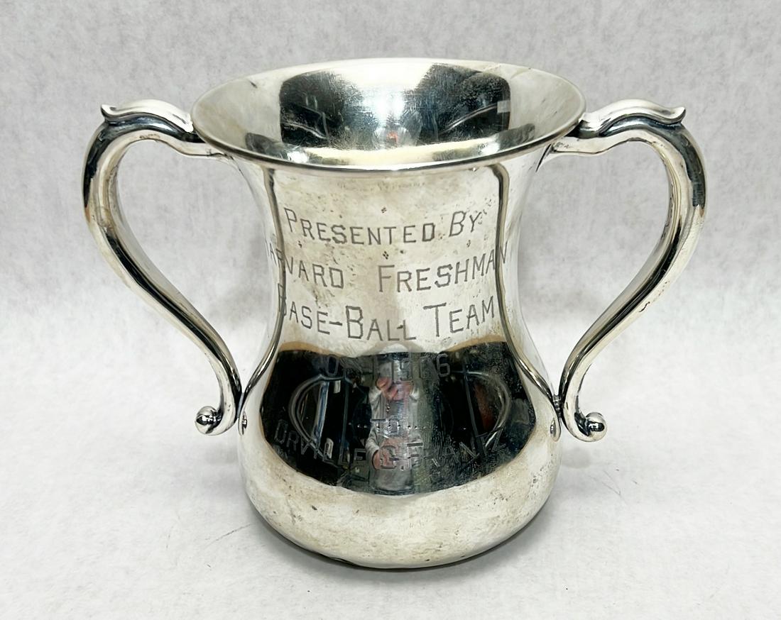 1906 Harvard Baseball sterling silver trophy - Oct 06, 2022 | Dixon's ...