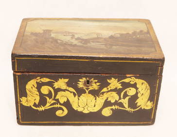Jonas Weber Paint-Decorated Dresser Box - Jan 08, 2022 | New England ...