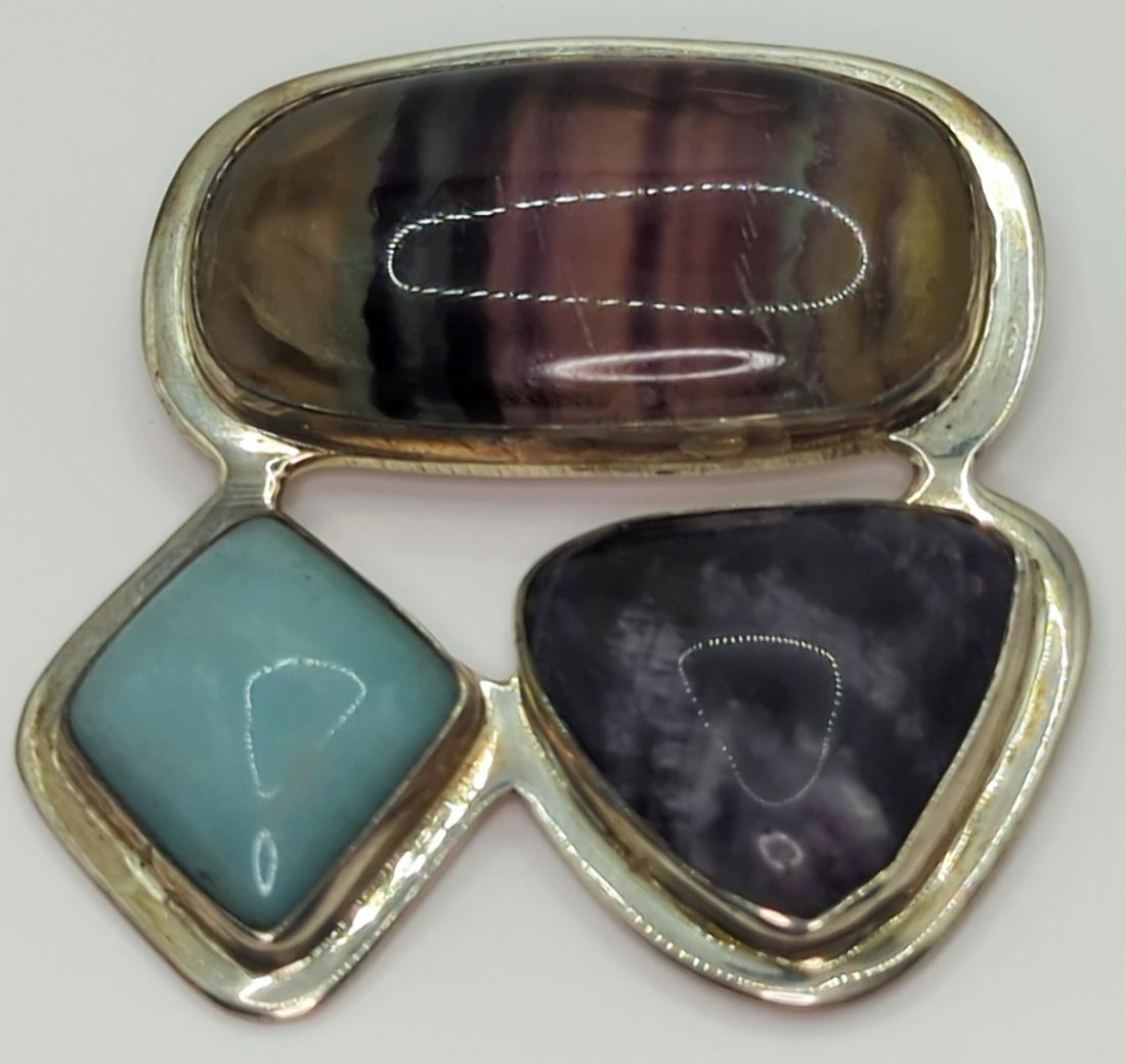 CITLAL CASTILLO; Modernist Sterling Silver Gemstone Brooch - Apr 06, 2023 | Dixon's Crumpton ...