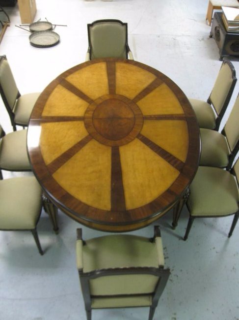 EJ Victor Dining Room Table and 8 Chairs