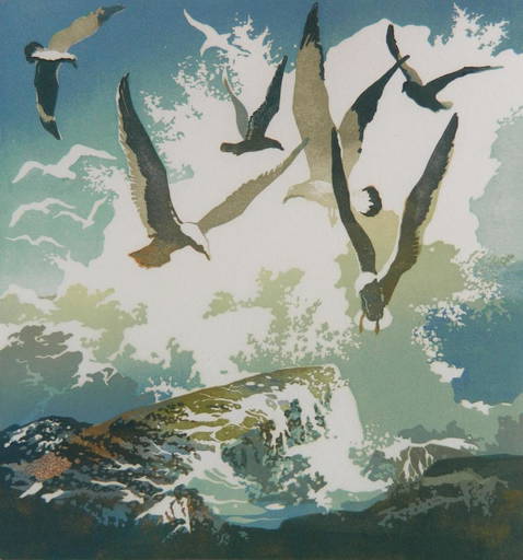 Eva Auld Watson Linocut