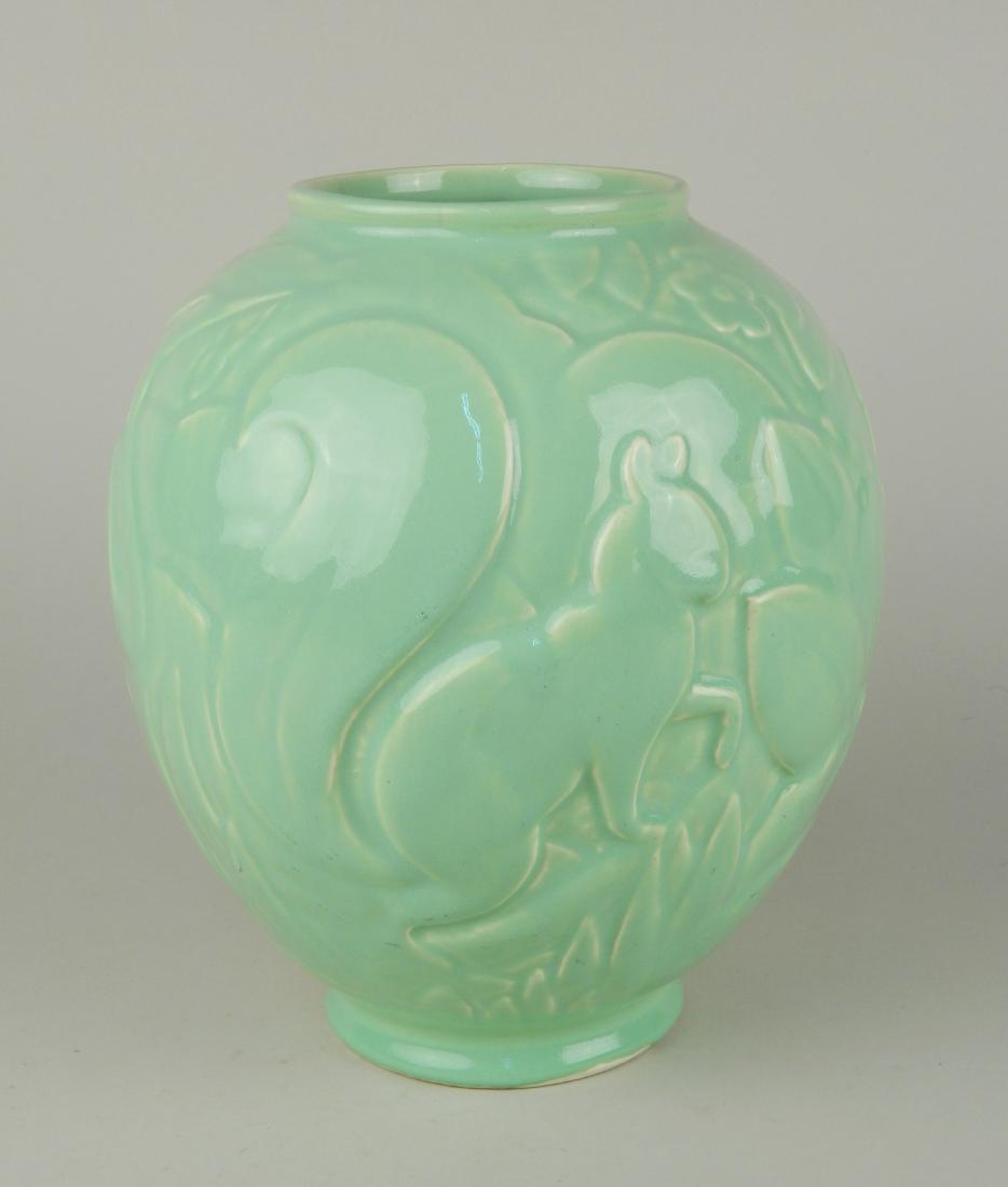 Cowan Pottery 'squirrel' Vase