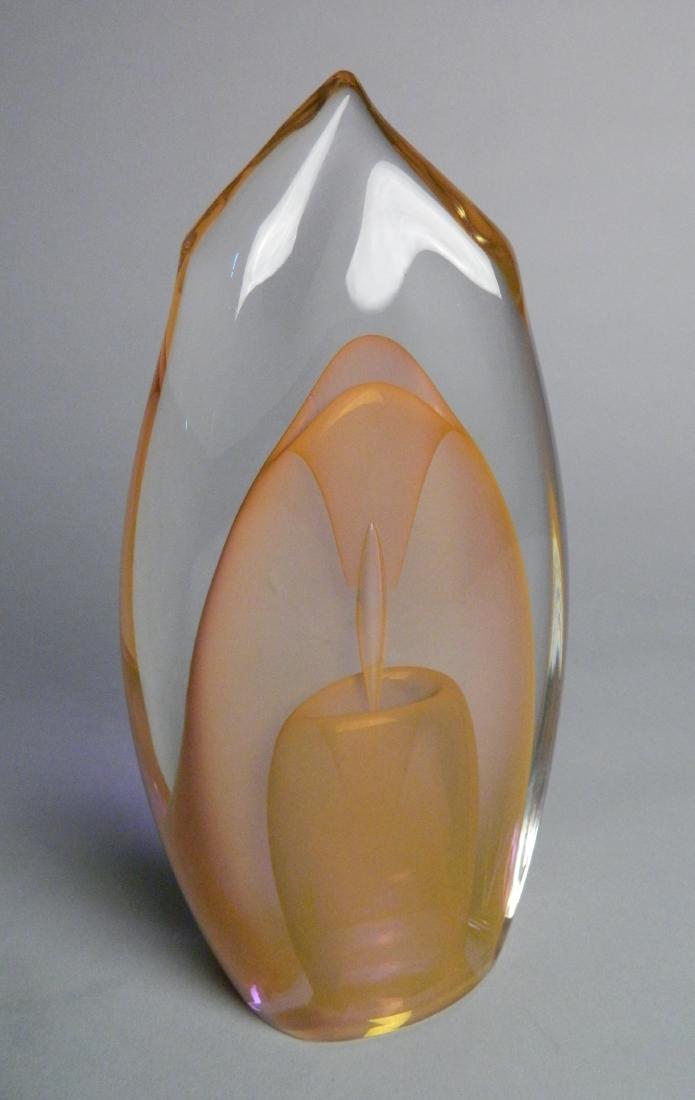 Dominick Labino glass sculpture