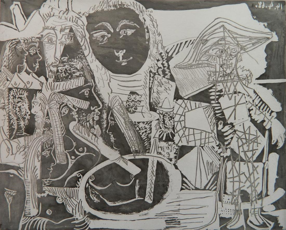 Pablo Picasso etching and aquatint