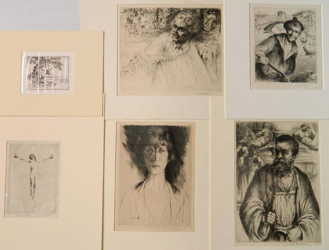Arthur William Heintzelman 6 etchings - Aug 11, 2018 | Rachel Davis ...
