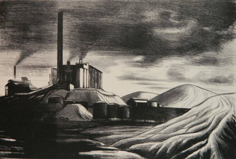 James E. Routh Jr. Lithograph