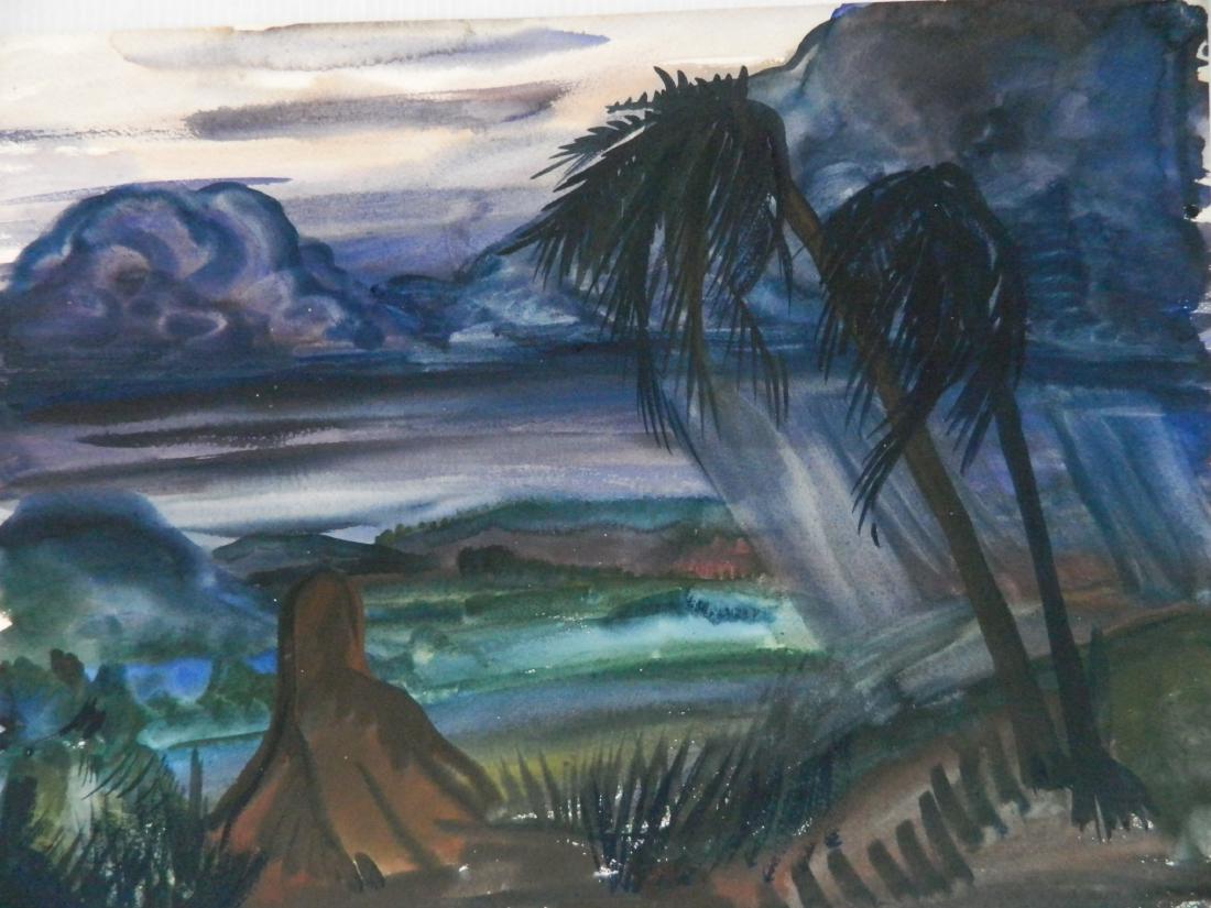 Paul B. Travis watercolor