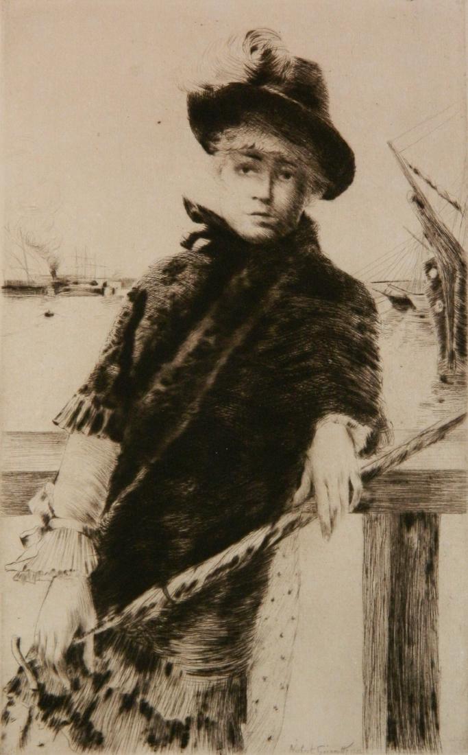 Norbert Goeneutte Etching