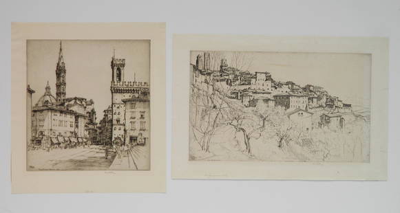 2 Ernest D. Roth Etching