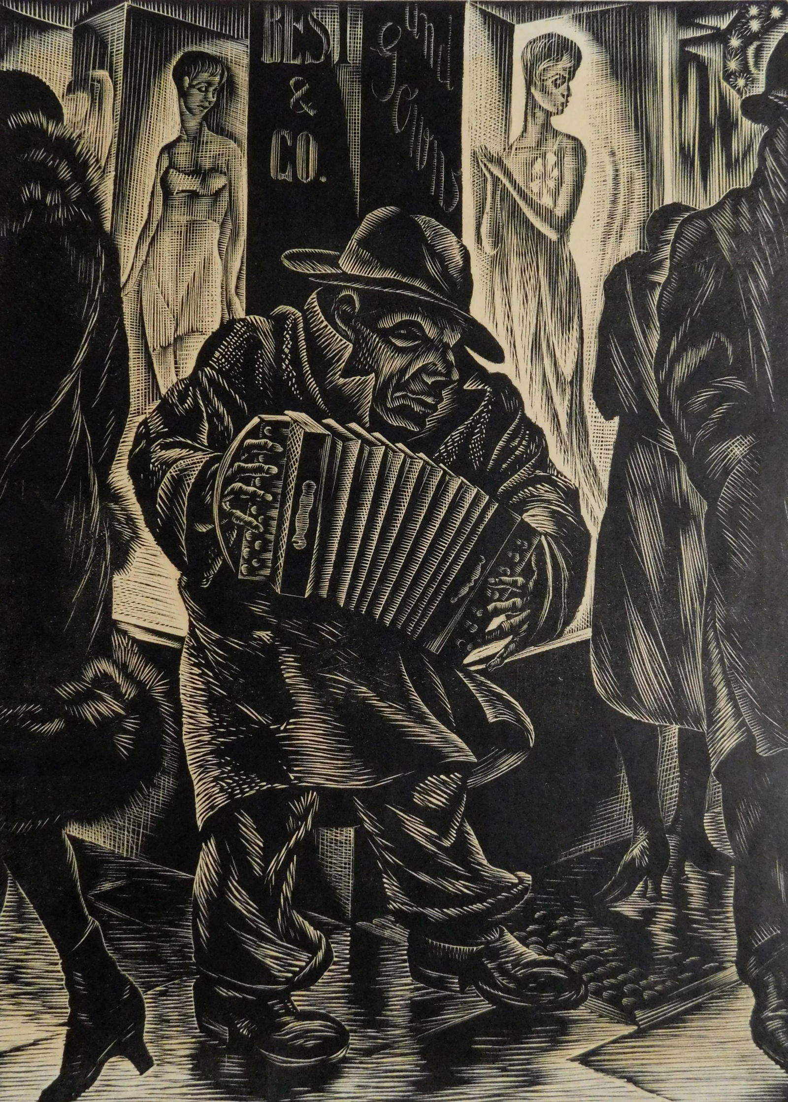 Isaac Friedlander wood engraving - Mar 21, 2020 | Rachel Davis Fine ...