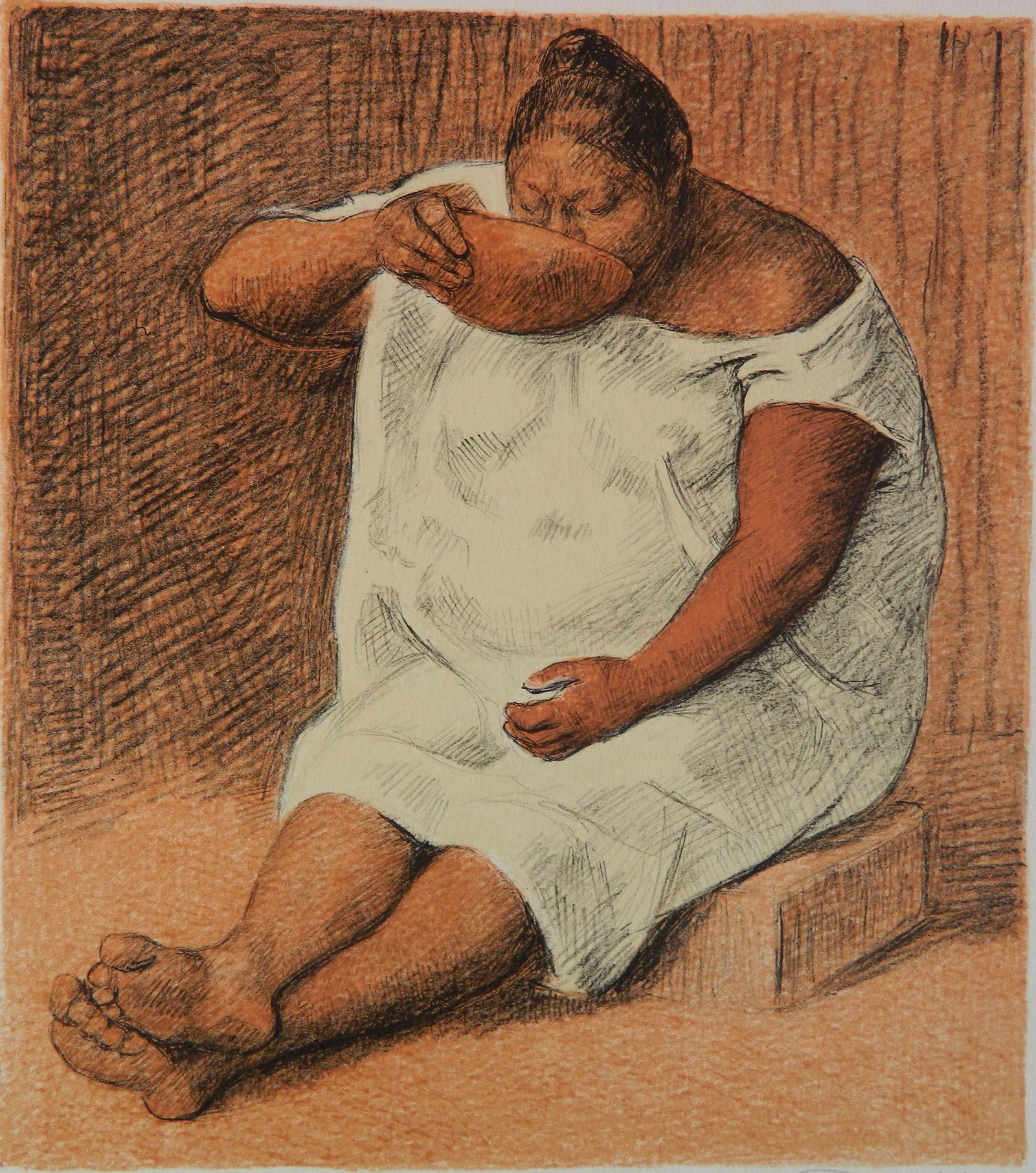Francisco Zuniga Lithograph