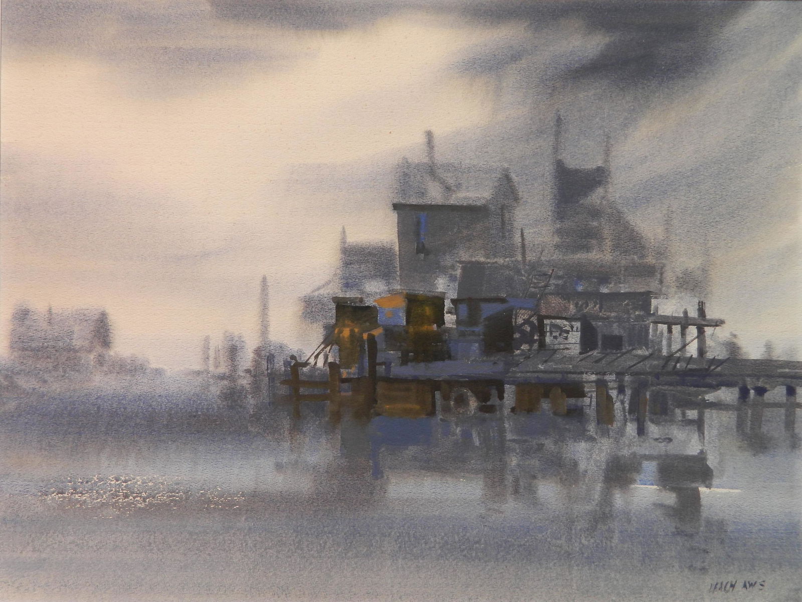 Fred Leach watercolor - May 30, 2020 | Rachel Davis Fine Arts in OH