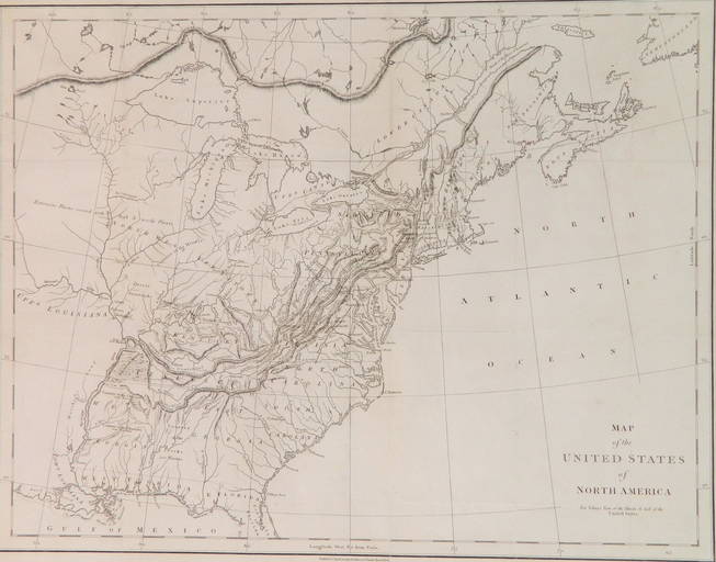 C. Volney Map Of The United States