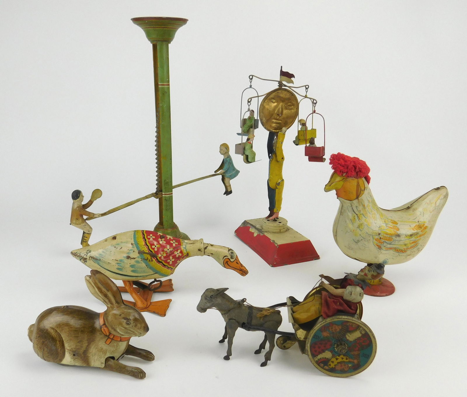 For Auction: 6 vintage tin toys (#0290) on May 08, 2021 | Rachel Davis ...
