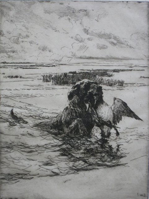 642: Frank Benson etching