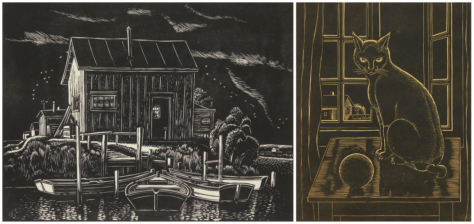 2 Valenti Angelo Linocuts