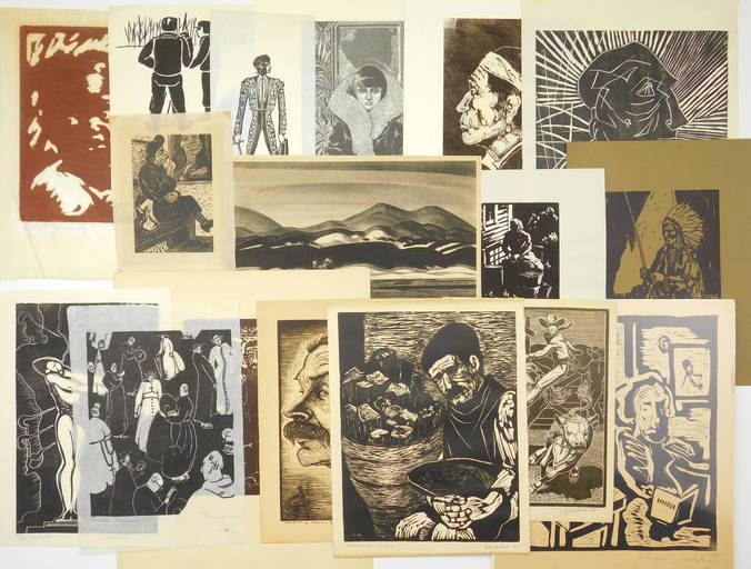 16 American Block Prints