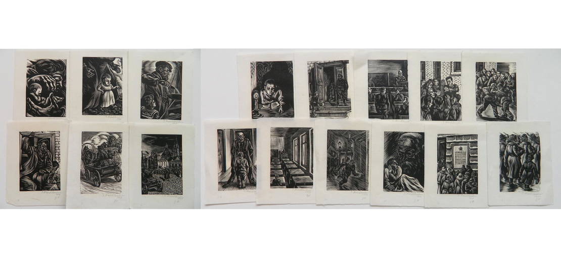 17 Isaac Friedlander wood engravings (#0209) on Feb 12, 2022 | Rachel ...