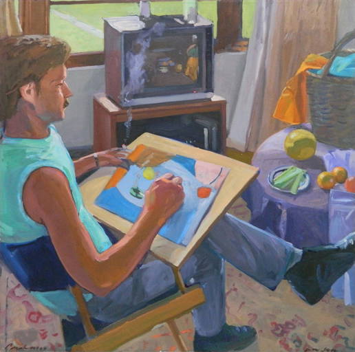 Charles Basham oil (#0269) on Mar 19, 2022 | Rachel Davis Fine Arts in OH