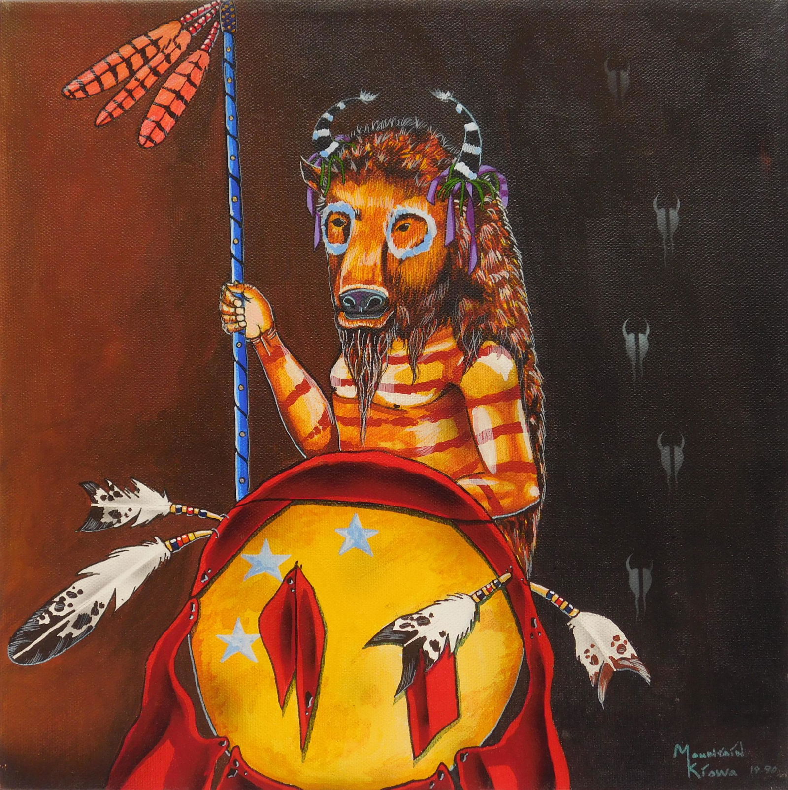 Darwin Cabiness / James Tsoodle Acrylic